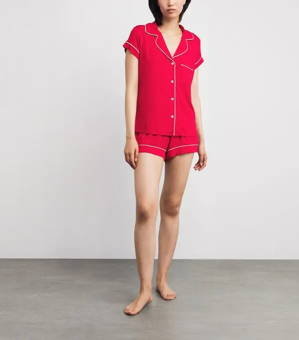 Eberjey Gisele Short Pyjama Set - Red