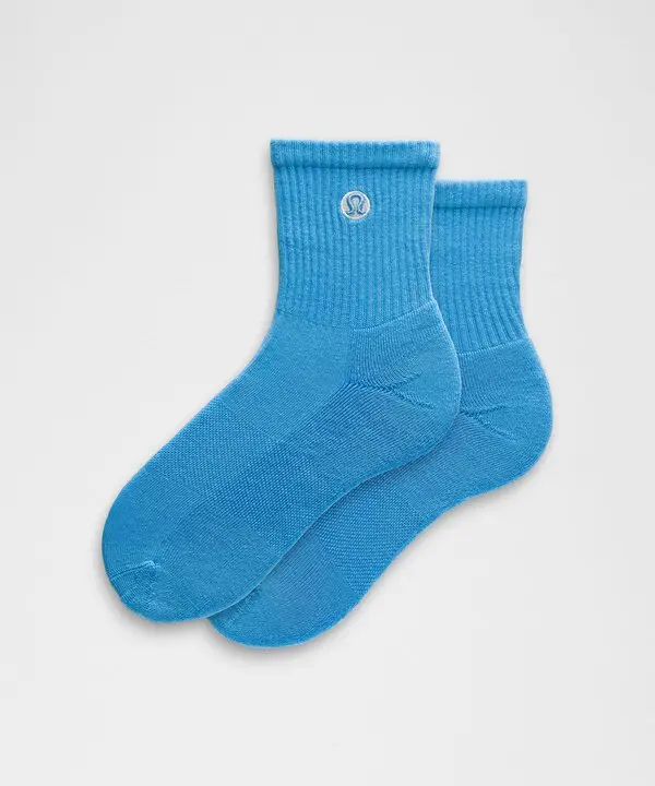 Lululemon Daily Essential Quarter Socks - Ocean Wave