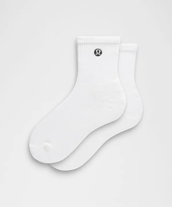 Lululemon Daily Essential Quarter Socks - White