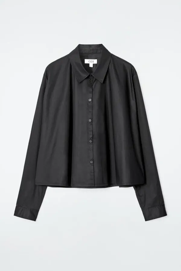Cos Relaxed Flared Cotton Shirt