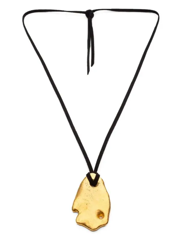 KAREN CHEKERDJIAN STUDIO Anchor Pendant - Gold
