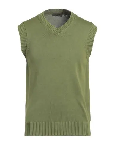 MASQ V-neck Sleeveless Sweater - Military Green