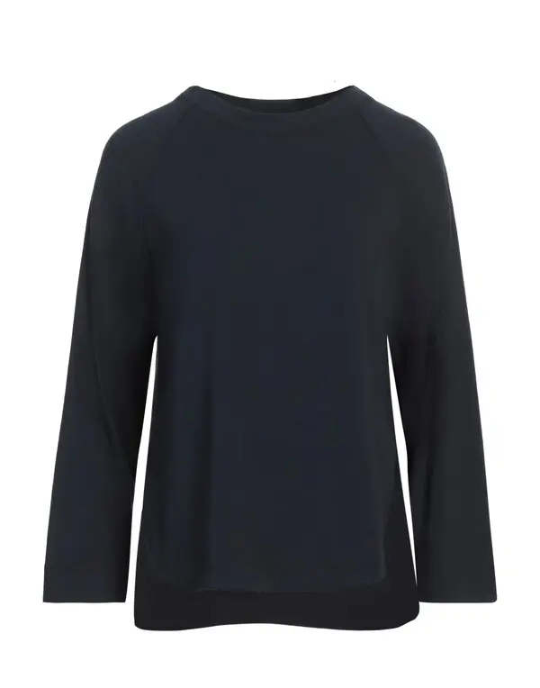 Alpha Studio Long Sleeve Crewneck T-shirt - Blue