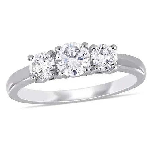 JULIANNA B. 1 Ctw Lab-grown Diamond 14k Ring - White Gold
