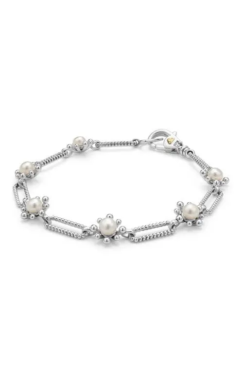 Lagos Luna Fleur Freshwater Pearl Bracelet