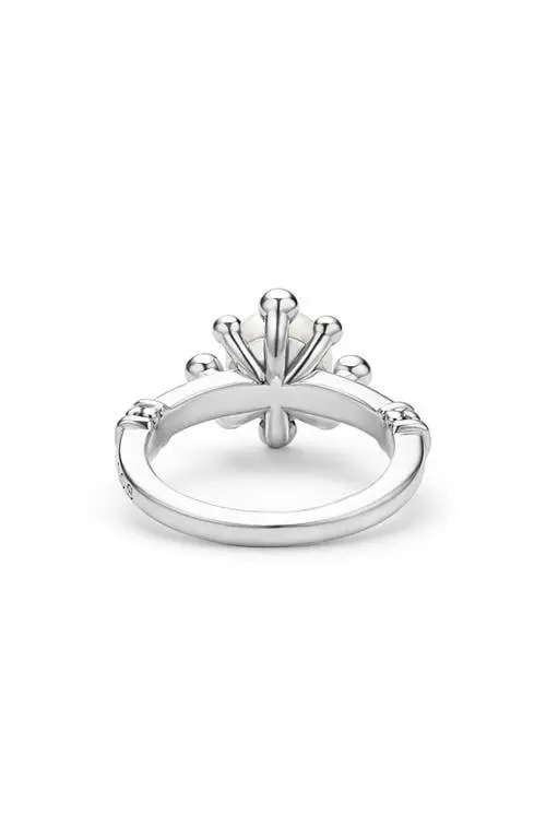 Lagos 18k Luna Fleur Pearl Ring