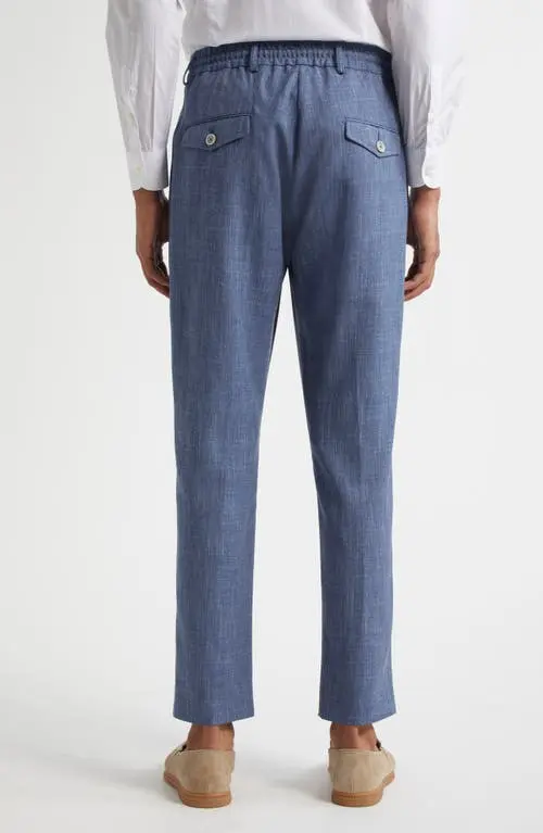 Eleventy Pleated Wool Blend Pants