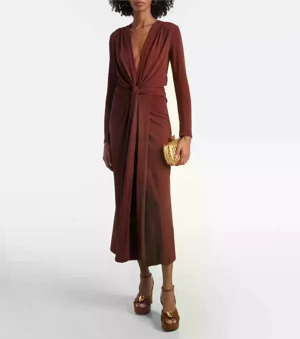 Johanna Ortiz Finding Yourself Draped Jersey Maxi Dress