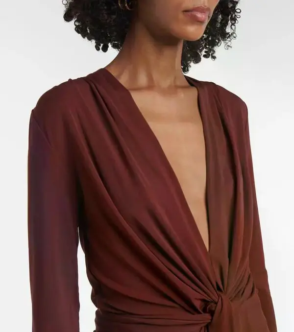 Johanna Ortiz Finding Yourself Draped Jersey Maxi Dress