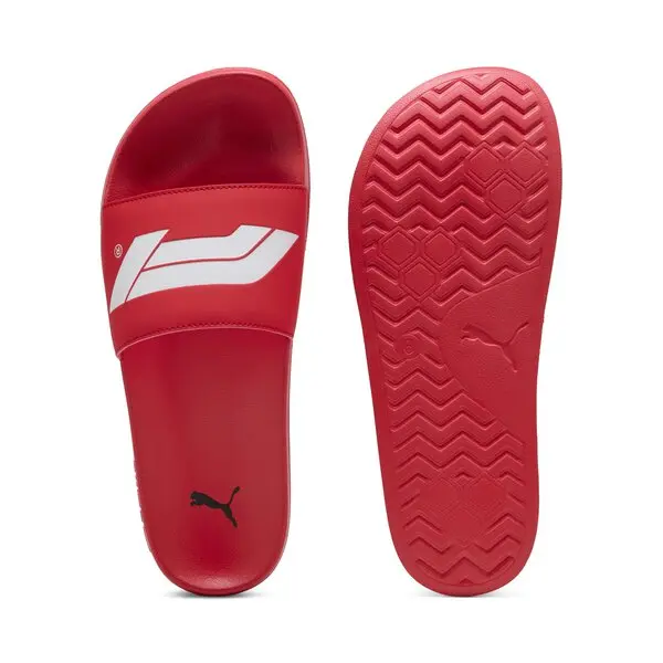 PUMA Formula 1 Leadcat 2.0 Logo Slides - Pop Red- White