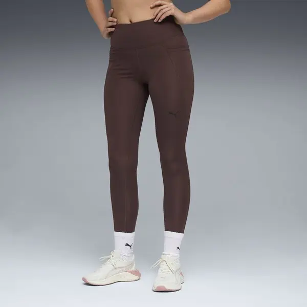 PUMA High-waisted 7/8 Training Leggings - Brown