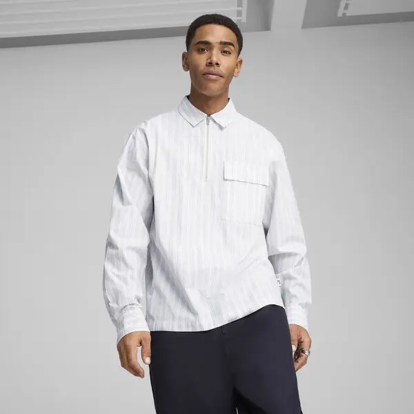 PUMA Select Essentials Half-zip Shirt - Blue