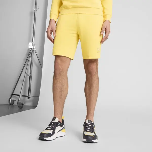 PUMA Elevated Essentials 9" Shorts - Yellow