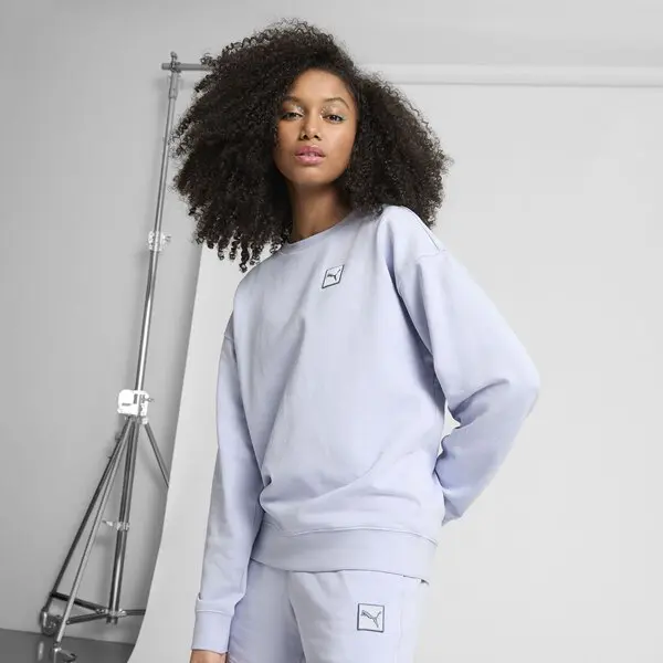 PUMA Elevated Essentials Comfort Crew Sweatshirt - Cool Weather