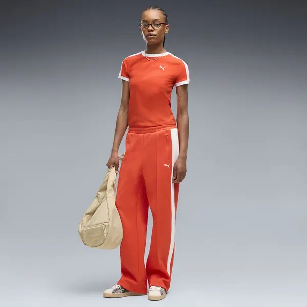 PUMA T7 Straight Track Pants - Red