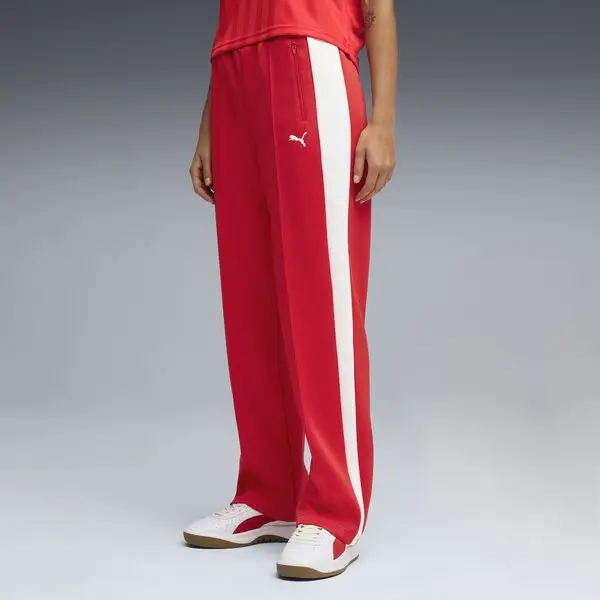 PUMA T7 Straight Track Pants - Red
