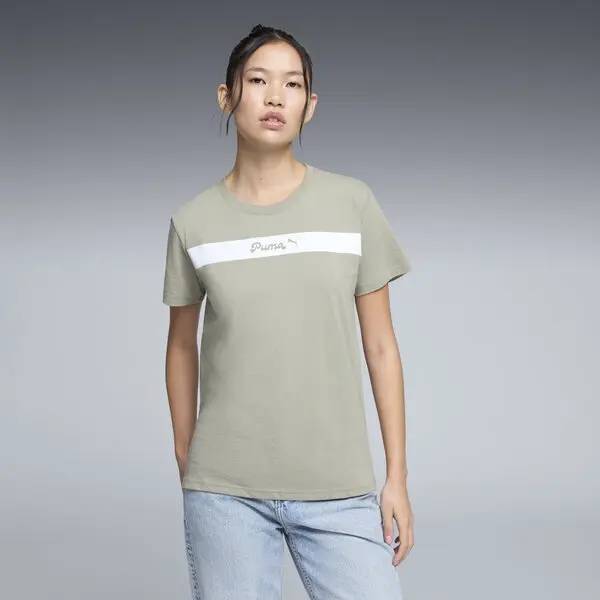 PUMA Cotton Crewneck T-shirt - Green