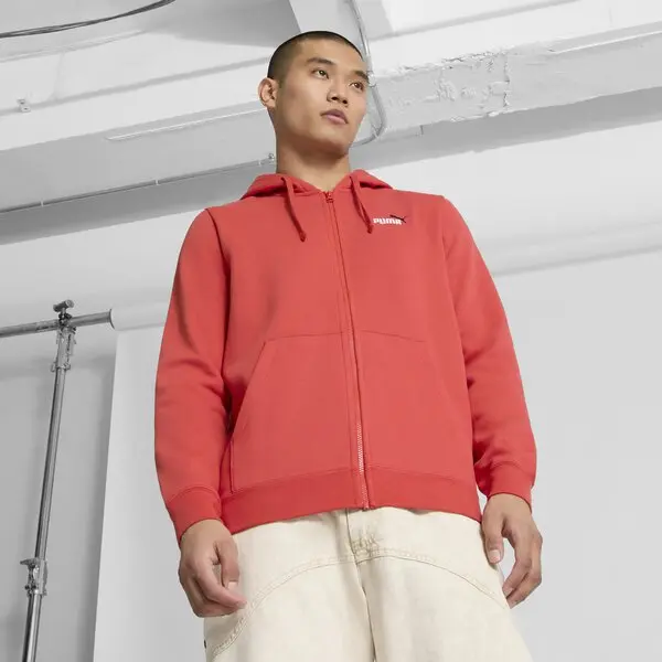 PUMA Essentials Small No. 1 Logo Full-zip Hoodie
