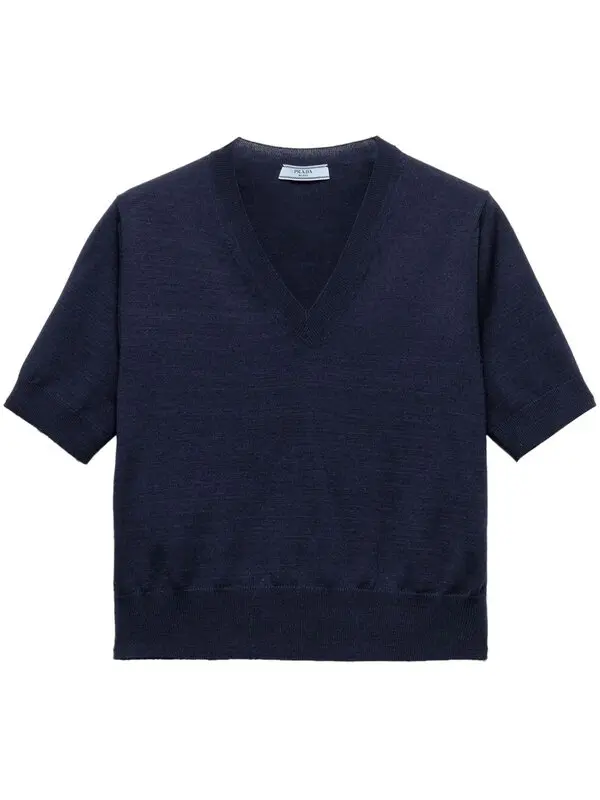 Prada Wool Top - Blue
