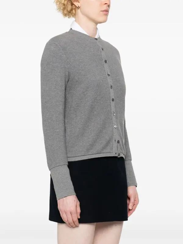 Thom Browne 4-bar Cotton Cardigan