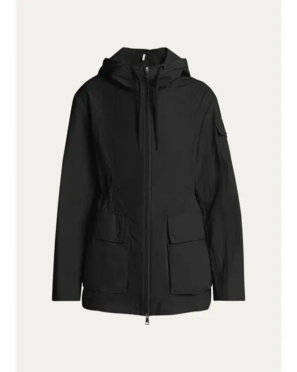 Moncler Leandro Hooded Parka - Black