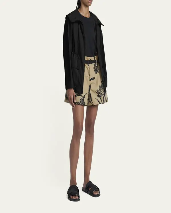 Moncler Leandro Hooded Parka - Green