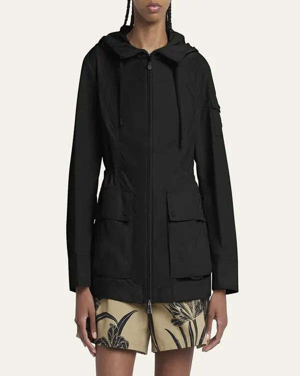 Moncler Leandro Hooded Parka - Green