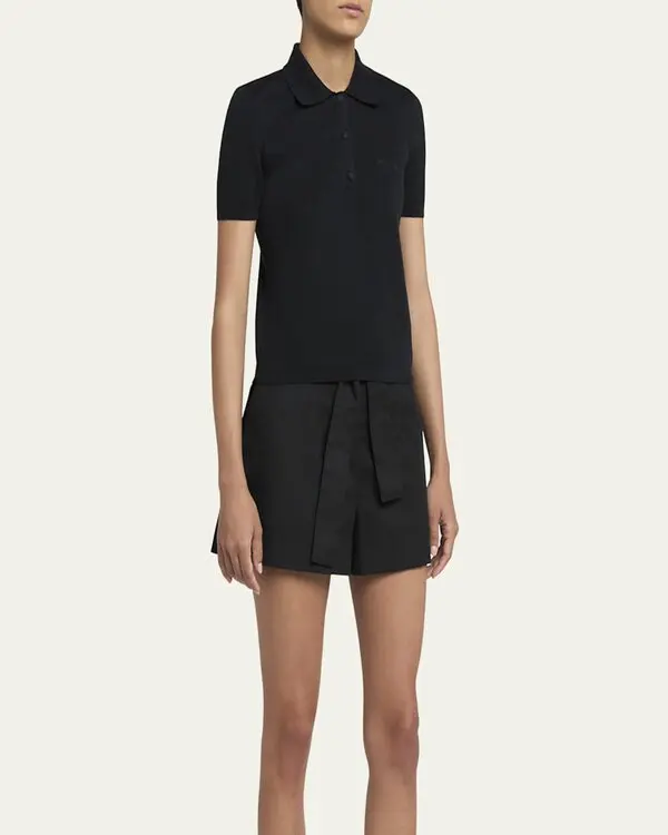 Moncler Short-sleeve Polo Shirt
