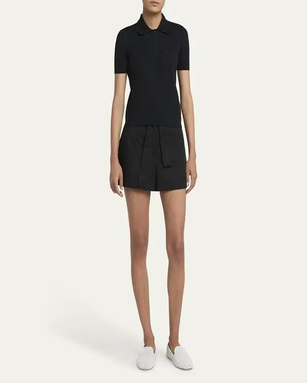 Moncler Short-sleeve Polo Shirt