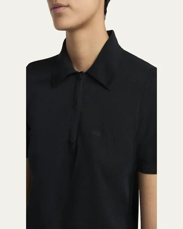 Moncler Short-sleeve Polo Shirt