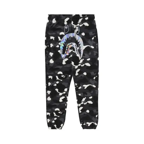 A BATHING APE City Camo Shark Sweat Pants - Black