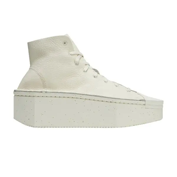 Adidas Y-3 Brick Court High Top Sneakers - Cream