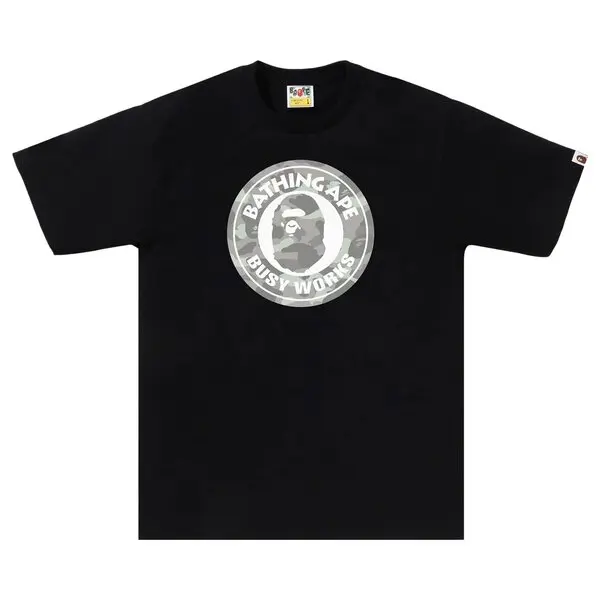 A BATHING APE City Camo Busy Works Tee - Black