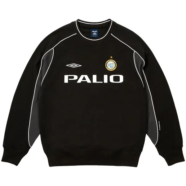 PALACE X Umbro Warm Up Crew - Black