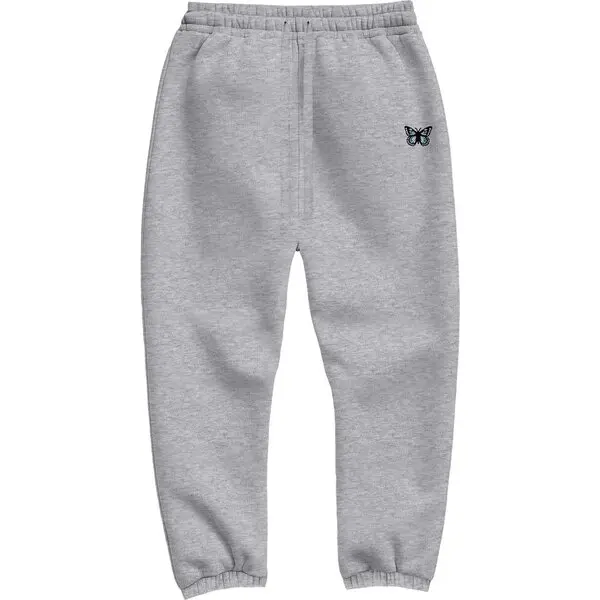 DALIX Butterfly Jogger Sweatpant - Heather Grey