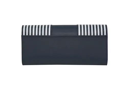 Perrin Le Corset Classic Clutch - Navy White