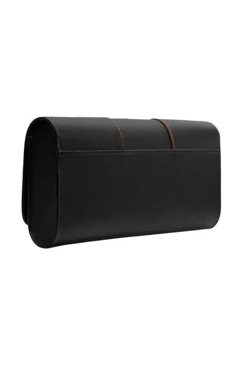 Perrin Le Cabriolet Clutch Classic - Black/auburn
