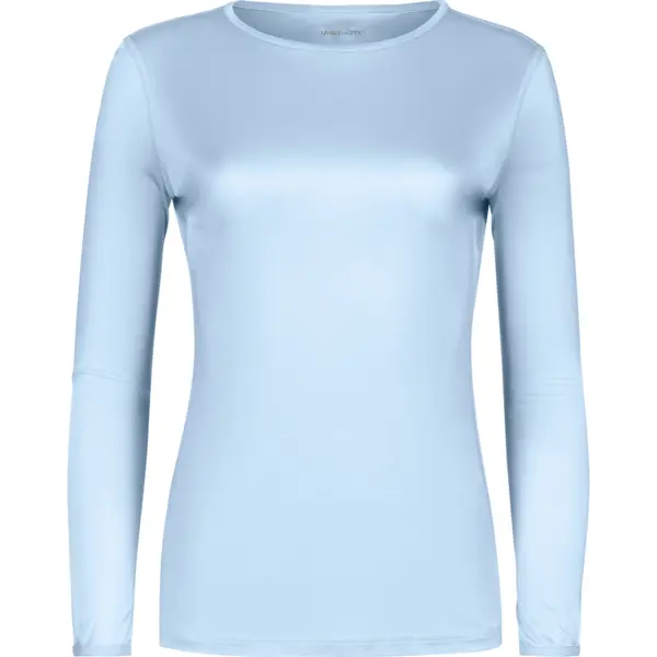 Uwila Warrior Silk Blend Base Layer Top - Ice Blue
