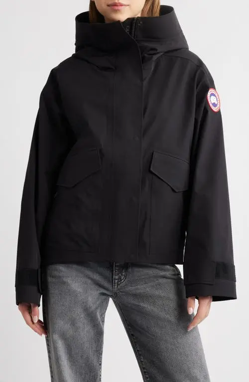Canada Goose Tofino Hooded Rain Jacket - Black