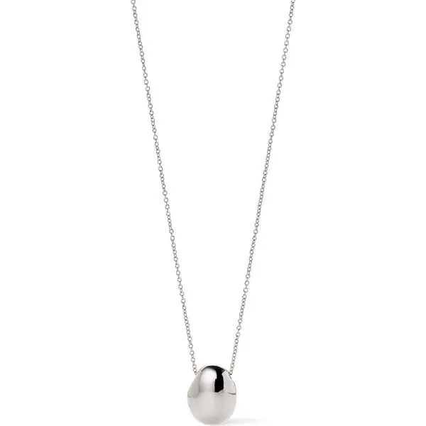 ANA LUISA Pebble Mini Pendant Necklace - Silver