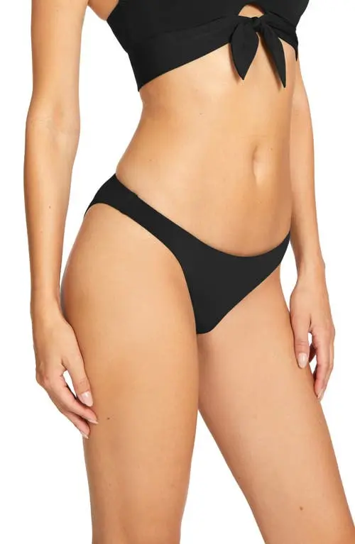Robin Piccone Ava Bikini Bottom - Black