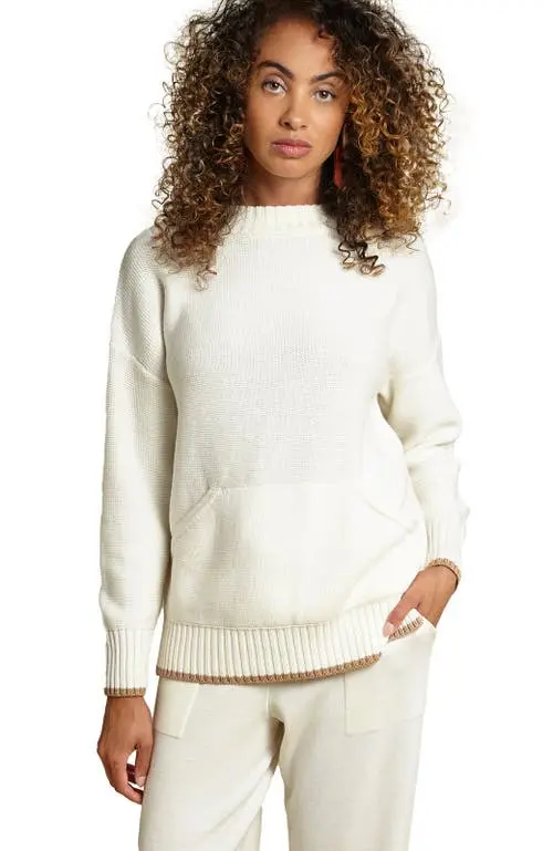 OYUN Merino Cozy Tunic Sweatshirt - Vanilla