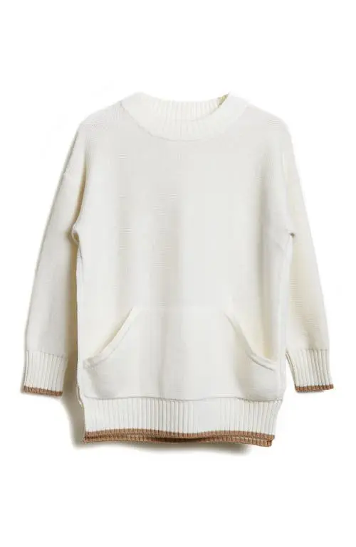 OYUN Merino Cozy Tunic Sweatshirt - Vanilla
