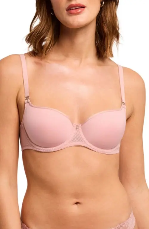 MONTELLE INTIMATES Underwire Spacer Balconette Bra - Ballet Pink