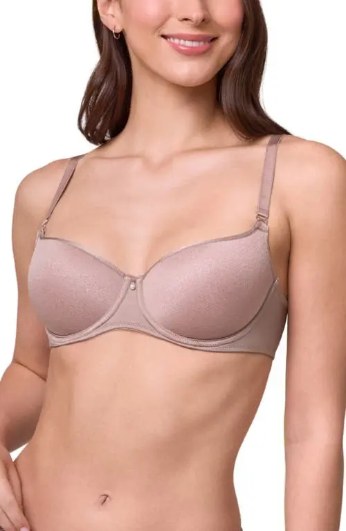 MONTELLE INTIMATES Underwire Spacer Balconette Bra - Moonshell