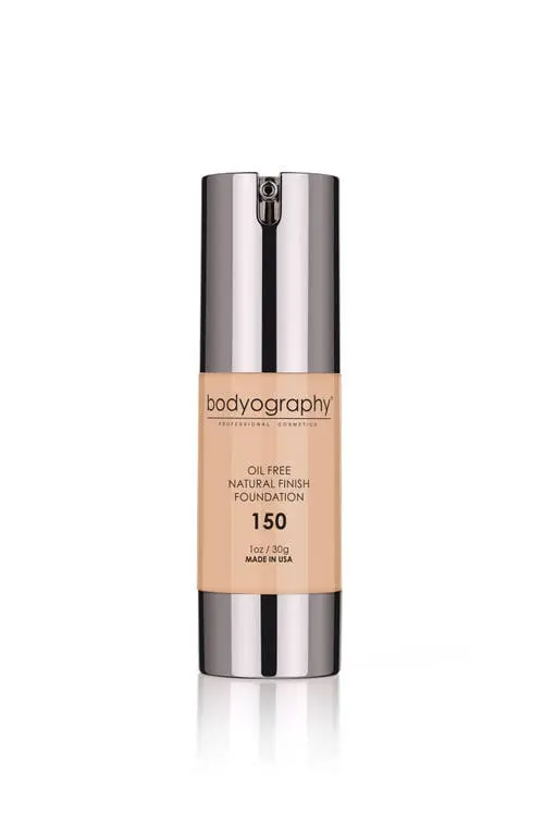 BODYOGRAPHY Natural Finish Foundation #220 -medium/dark/cool 1oz - #150 -light/medium/warm