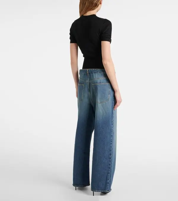 Alaïa Cropped Cashmere Top