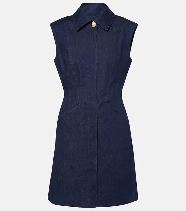 Veronica Beard Serina Minidress - Blue