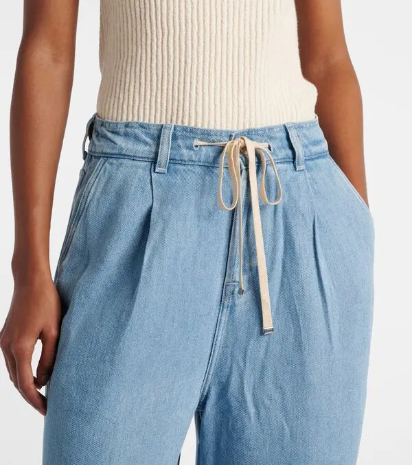 7 For All Mankind Tess Straight Leg Jeans - Blue