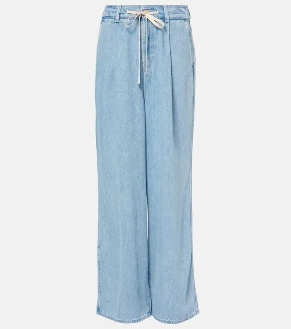 7 For All Mankind Tess Straight Leg Jeans - Blue